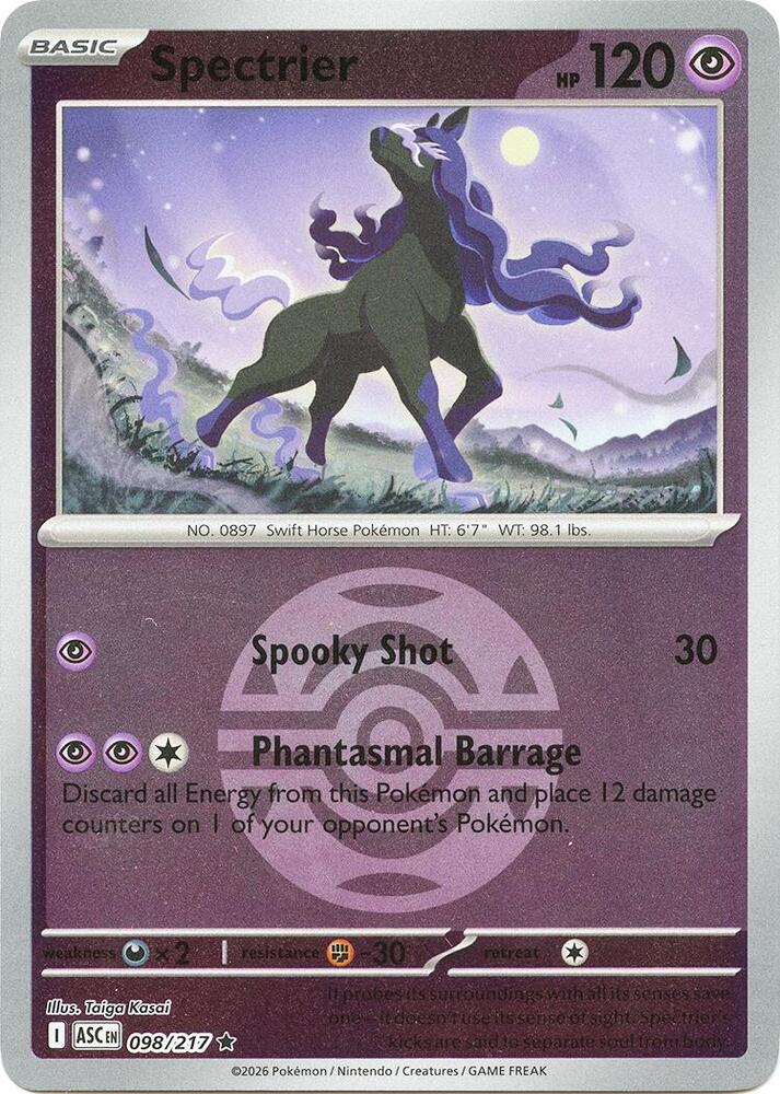 Spectrier (Dusk Ball) - 098/217 | ME: Ascended Heroes(ASC) | Pokémon
